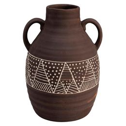KARE Vase "Bijan" in Braun - (H)26 cm - 43% | Kerzen-vasen
