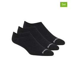 Skechers 3er-Set: Socken in Schwarz - 55% | Gr&ouml;&szlig;e 43-46 | Herrensocken
