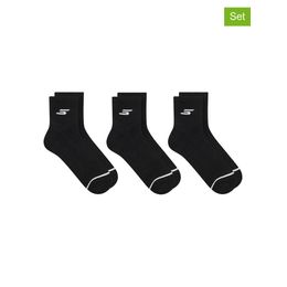 Skechers 6er-Set: Socken in Schwarz - 66% | Gr&ouml;&szlig;e 43-46 | Herrensocken