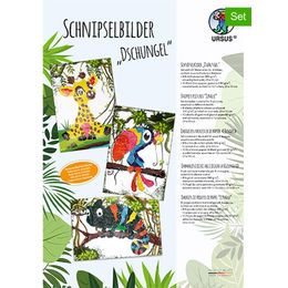 URSUS Bastelset "Schnipselbilder - Dschungel" - 14% | Schulzubehoer
