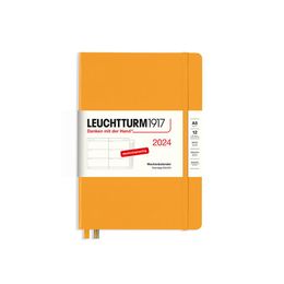 LEUCHTTURM1917 Wochenkalender in Orange - (B)14,5 x (H)21 cm, DE - 69% | Buero-schulbedarf