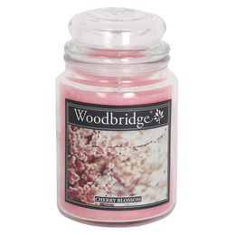 Woodbridge Duftkerze "Cherry Blossom" in Rosa - 565 g - 43% | Kerzen-vasen