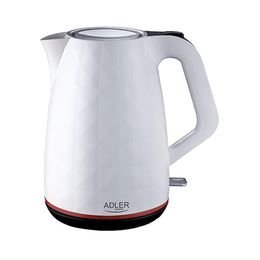 ADLER Wasserkocher "AD 1277" in Wei&szlig; - 1,7 l - 18% | Kuechengeraete
