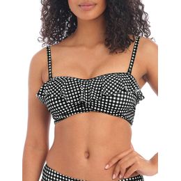 Freya Bikini-Oberteil "Check In" in Schwarz/ Wei&szlig; - 73% | Gr&ouml;&szlig;e 65G | Damen-bademode
