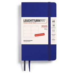 LEUCHTTURM1917 Wochenplaner in Blau - A6 - 47% | Buero-schulbedarf