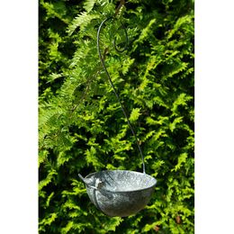 POSIWIO Vogeltr&auml;nke in Grau - (B)23 x (H)56 x (T)21 cm - 10% | Gartendeko