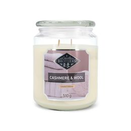 Candle Brothers Duftkerze ''Cashmere & Wool'' in Wei&szlig; - 510 g - 52% | Kerzen-vasen