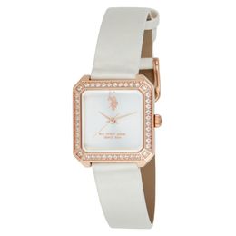 U.S. Polo Assn. Quarzuhr in Wei&szlig;/ Ros&eacute;gold - 68% | Damen-uhren