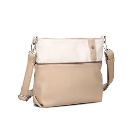 Zwei Umh&auml;ngetasche in Beige/ Creme - (B)27 x (H)23 x (T)10 cm - 57% | Damen-taschen