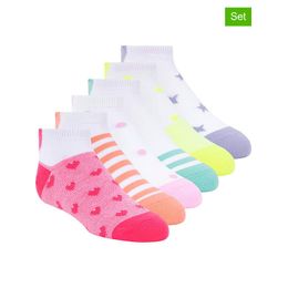 Skechers 6er-Set: Socken in Wei&szlig;/ Bunt - 66% | Gr&ouml;&szlig;e 30-35 | Kinder-socken-strumpfhosen