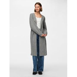 Pieces Longcardigan "Maggy" in Grau - 53% | Gr&ouml;&szlig;e XS | Damen-pullover-cardigans