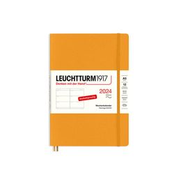 LEUCHTTURM1917 Wochenkalender in Orange - (B)14,5 x (H)21 cm, DE - 69% | Buero-schulbedarf
