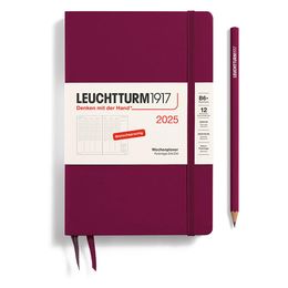 LEUCHTTURM1917 Wochenplaner in Bordeaux - B6+ - 65% | Buero-schulbedarf