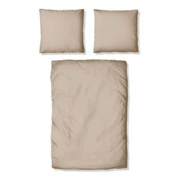 Guido Maria Kretschmer Satin-Bettw&auml;sche-Set ''Mila'' in Beige - (L)220 x (B)155 cm - 54% | Bettwaesche-bettwaren
