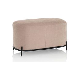 TFT Home Hocker "Vanity" in Beige - (B)82 x (H)45 x (T)42 cm - 66% | Sitzmoebel