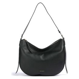 Coccinelle Leder-Schultertasche in Schwarz - (B)34 x (H)26 x (T)5 cm - 35% | Damen-taschen