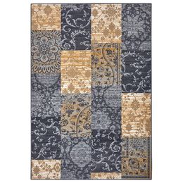 Hanse Home Kurzflor-Teppich "Bloques" in Blau/ Hellbraun - 56% | Gr&ouml;&szlig;e 160x230 cm |