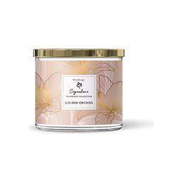 CANDLE-LITE Duftkerze "Golden Orchids" in Rosa - 410 g - 46% | Kerzen-vasen