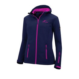 Westfjord Softshelljacke "Eldfjall" in Dunkelblau/ Pink - 49% | Gr&ouml;&szlig;e XS | Damen-outdoorjacken