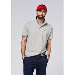 POLO SYLT Poloshirt in Grau - 49% | Gr&ouml;&szlig;e XL | Herren-plussize