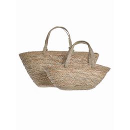 BLE 2er-Set: Shopper in Natur - 41% | Damen-taschen
