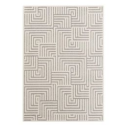 ELLE Decoration Kurzflor-Teppich "Manipu" in Creme - 67% | Gr&ouml;&szlig;e 80x150 cm |