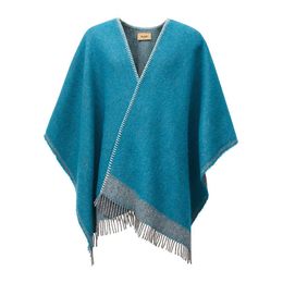 Lanerossi Poncho in T&uuml;rkis - 39% | Damenjacken