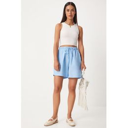 Happiness Istanbul Shorts in Hellblau - 54% | Gr&ouml;&szlig;e 36 | Shorts