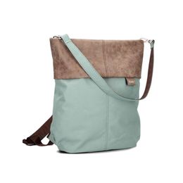 Zwei Schultertasche in Hellblau/ Beige - (B)33 x (H)34 x (T)14 cm - 59% | Damen-taschen