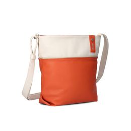 Zwei Umh&auml;ngetasche in Orange/ Creme - (B)29 x (H)27 x (T)8 cm - 53% | Damen-taschen
