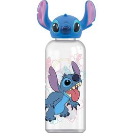 b store Stor 3D-Trinkflasche "Stitch Flowers" in Blau - 560 ml - 15% | Kinder-austruestung-accessoires