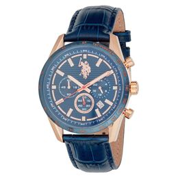 U.S. Polo Assn. Chronograph in Dunkelblau/ Ros&eacute;gold - 70% | Herrenuhren