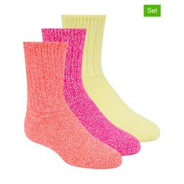 Skechers 6er-Set: Socken in Orange/ Pink/ Gelb - 62% | Gr&ouml;&szlig;e 27,5-35,5 | Kinder-socken-strumpfhosen