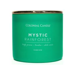 Colonial Candle Duftkerze "Mystic Rainforest" in Gr&uuml;n - 411 g - 51% | Kerzen-vasen