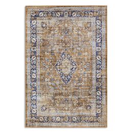 Hanse Home Kurzflor-Teppich "Asya" in Kupfer/ Blau - 64% | Gr&ouml;&szlig;e 200x290 cm |