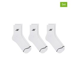 Skechers 6er-Set: Socken in Wei&szlig; - 66% | Gr&ouml;&szlig;e 43-46 | Herrensocken