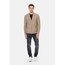 Key Largo Cardigan "Elevator" in Hellbraun - 68% | Gr&ouml;&szlig;e M | Herren-pullover-cardigans