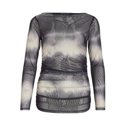 Vila Longsleeve in Schwarz/ Wei&szlig; - 74% | Gr&ouml;&szlig;e XS | Damen-tops