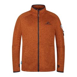 Westfjord Fleecejacke "Katla" in Orange - 43% | Gr&ouml;&szlig;e L | Herren-pullover-sport