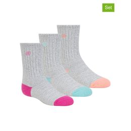 Skechers 6er-Set: Socken in Grau/ Bunt - 64% | Gr&ouml;&szlig;e 21-26 | Kinder-socken-strumpfhosen