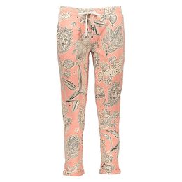Juvia Pyjama-Hose in Rosa/ Beige - 76% | Gr&ouml;&szlig;e M | Damen-loungewear