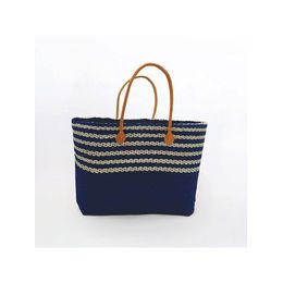 Le Comptoir de la Plage Strandtasche "Amoroni" in Dunkelblau - (B)35 x (H)35 x (T)20 cm - 33% | Damen-taschen