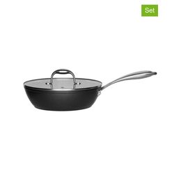 Maku 2tlg. Set: Bratpfanne in Schwarz/ Silber - &Oslash; 26 cm - 27% | Kochgeschirr