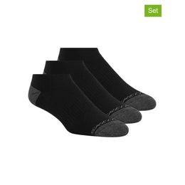 Skechers 3er-Set: Socken in Schwarz/ Grau - 59% | Gr&ouml;&szlig;e 40,5-46 | Herrensocken