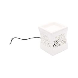 CANDLE-LITE Elektrische Duftlampe "Nata" in Wei&szlig; - (B)10 x (H)12 x (T)10 cm - 53% | Kerzen-vasen