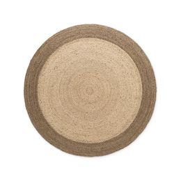 Hanse Home Jute-Teppich "Natural" in Creme/ Beige - 45% | Gr&ouml;&szlig;e 100 cm |