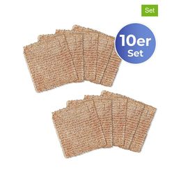 Wenko 10er-Set: Kupfert&uuml;cher in Hellbraun - (L)16 x (B)13 cm - 12% | Putzutensilien