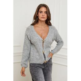 L'armoire de Suzette Cardigan in Grau - 67% | Gr&ouml;&szlig;e 38/40 | Damen-pullover-cardigans