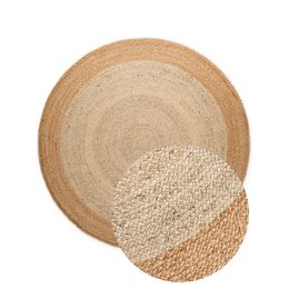 Hanse Home Jute-Teppich in Hellbraun - 55% | Gr&ouml;&szlig;e 240 cm |