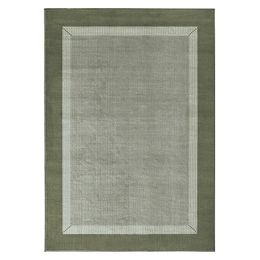 Hanse Home Kurzflor-Teppich "Basic" in Gr&uuml;n - 61% | Gr&ouml;&szlig;e 80x500 cm |